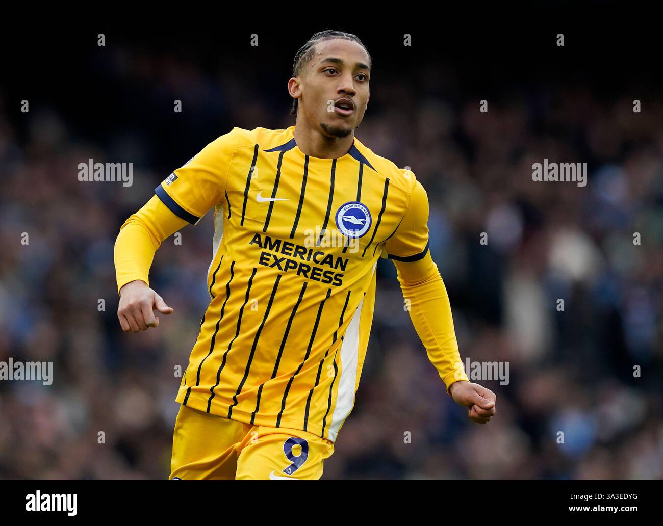 Manchester, UK. 15th Mar, 2025. João Pedro of Brighton during the ...