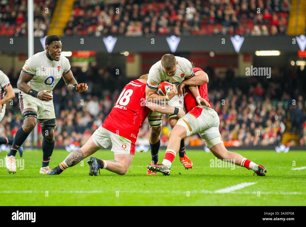 Cardiff, Wales, UK. 15th March 2025; Principality Stadium, Cardiff ...