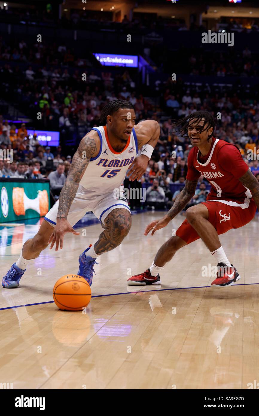 NASHVILLE, TN - MARCH 15: Florida Gators guard Alijah Martin (15 ...
