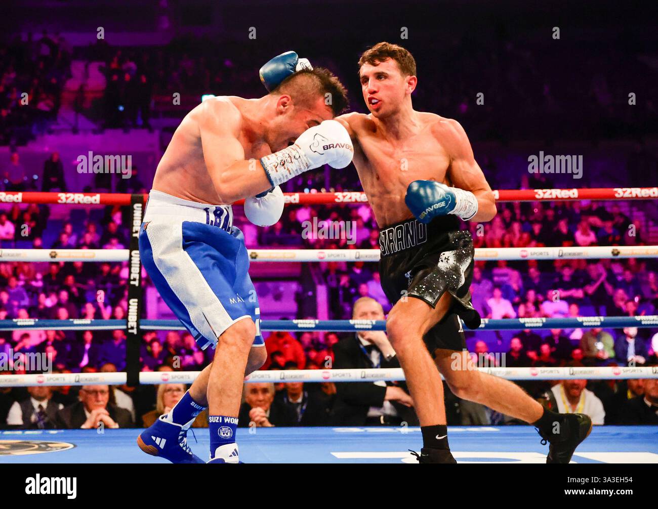 15th March 2025; M&S Bank Arena, Liverpool, England; WBA Featherweight ...