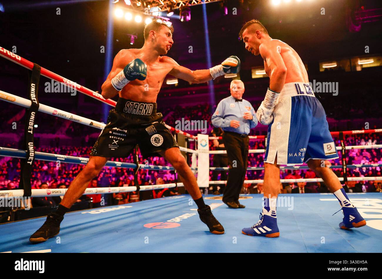 15th March 2025; M&S Bank Arena, Liverpool, England; WBA Featherweight ...