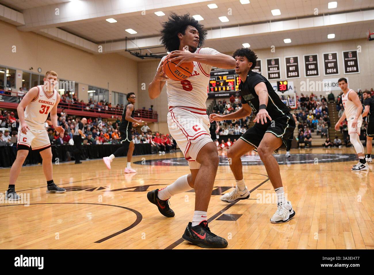 PROVIDENCE, RI - MARCH 15: Cornell Big Red guard Adam Hinton (8 ...
