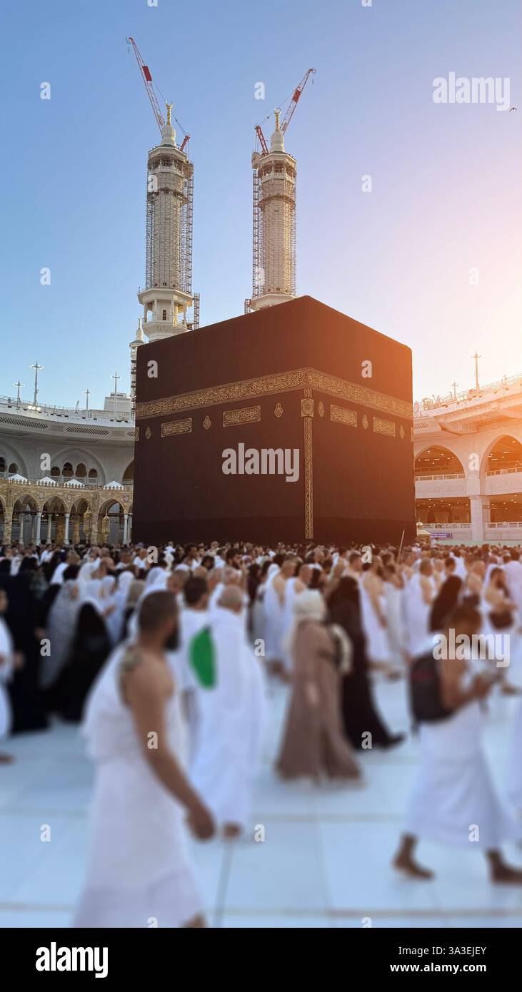 MECCA, SAUDI ARABIA - MAY 02 2024: View on Kaaba from second floor of ...