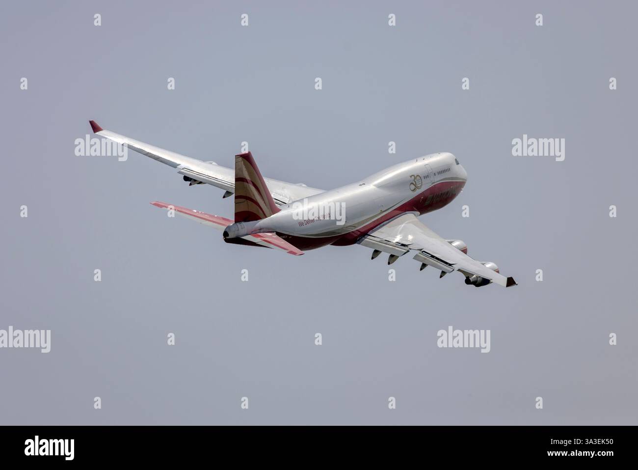 National Airlines Boeing 747-446(BCF) (Reg: N936CA) departing runway 13 ...