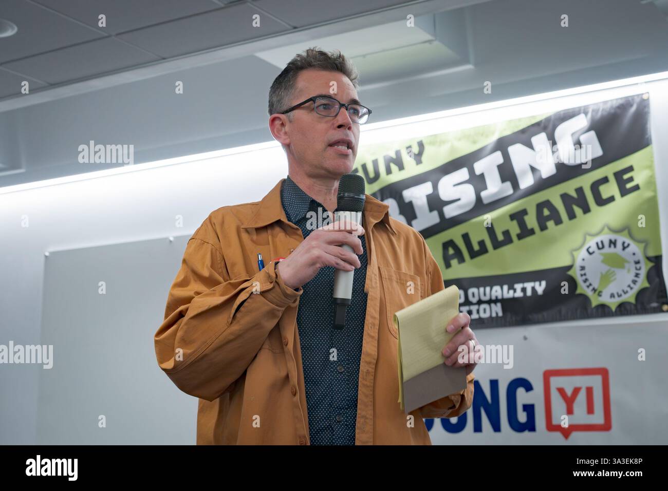 USA. 14th Mar, 2025. PSC CUNY President James Davis. On March 14, 2025 ...