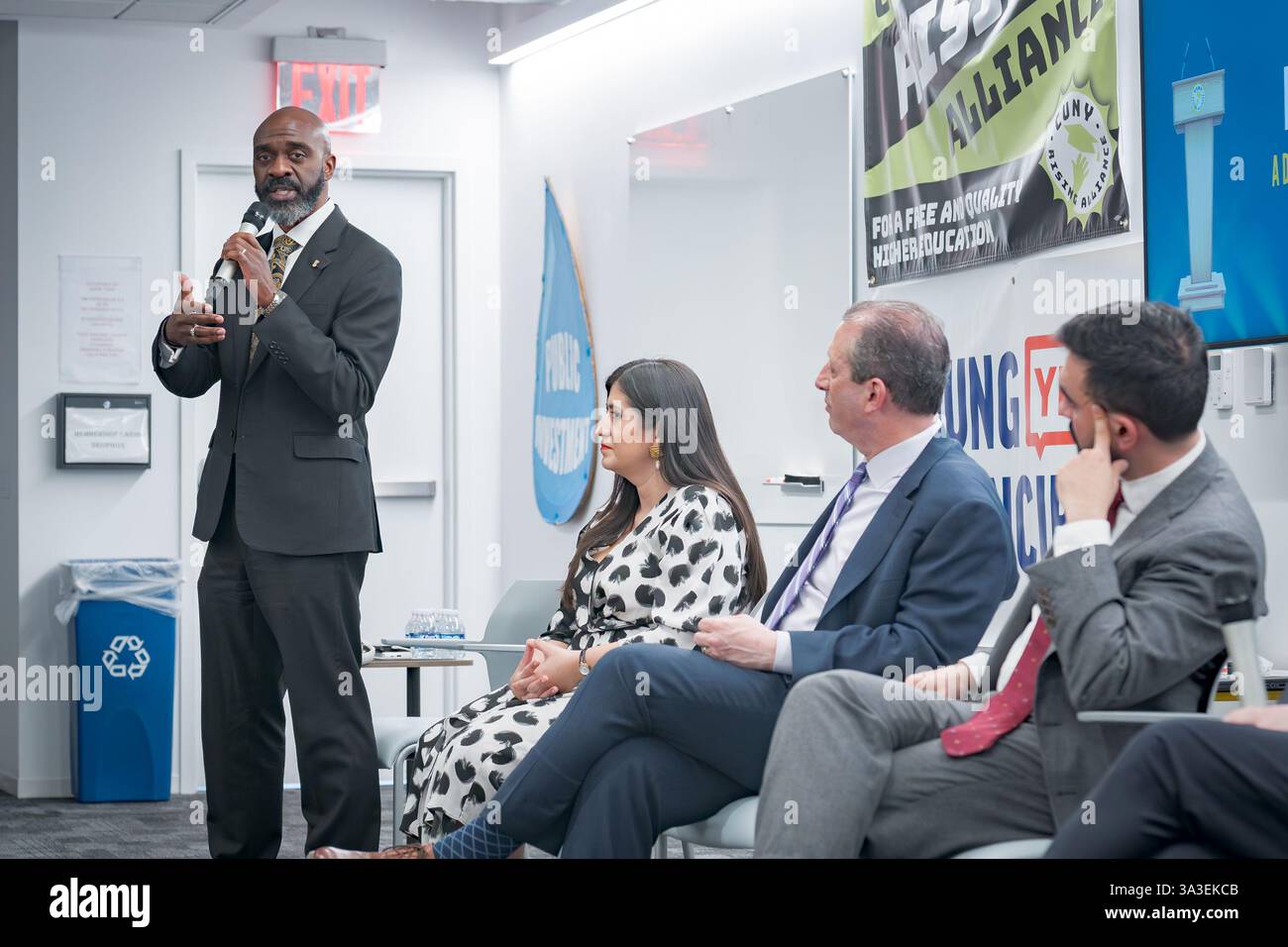 USA. 14th Mar, 2025. NYC Mayoral candidate Michael Blake. On March 14 ...