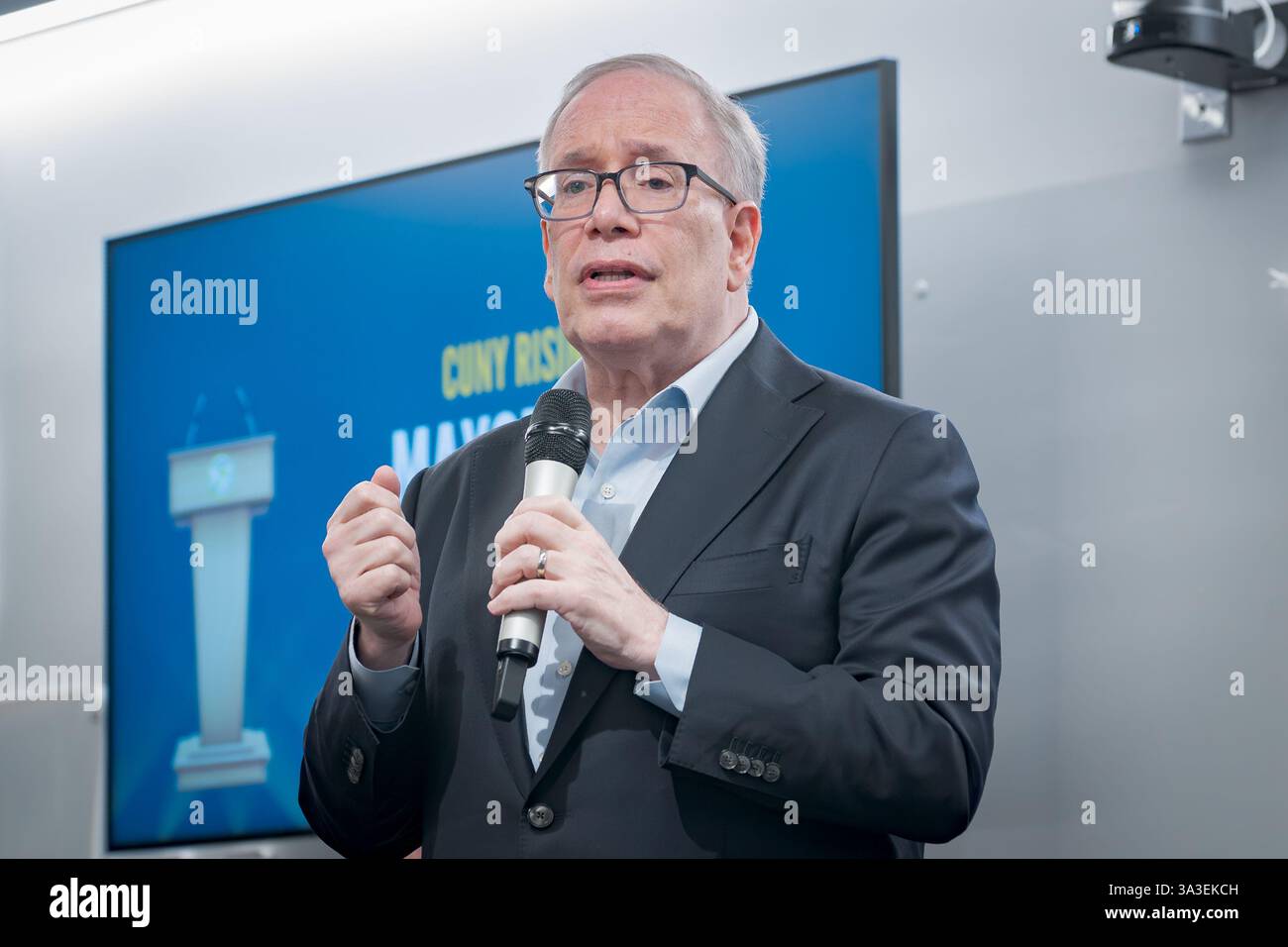 USA. 14th Mar, 2025. NYC Mayoral candidate Scott Stringer. On March 14 ...
