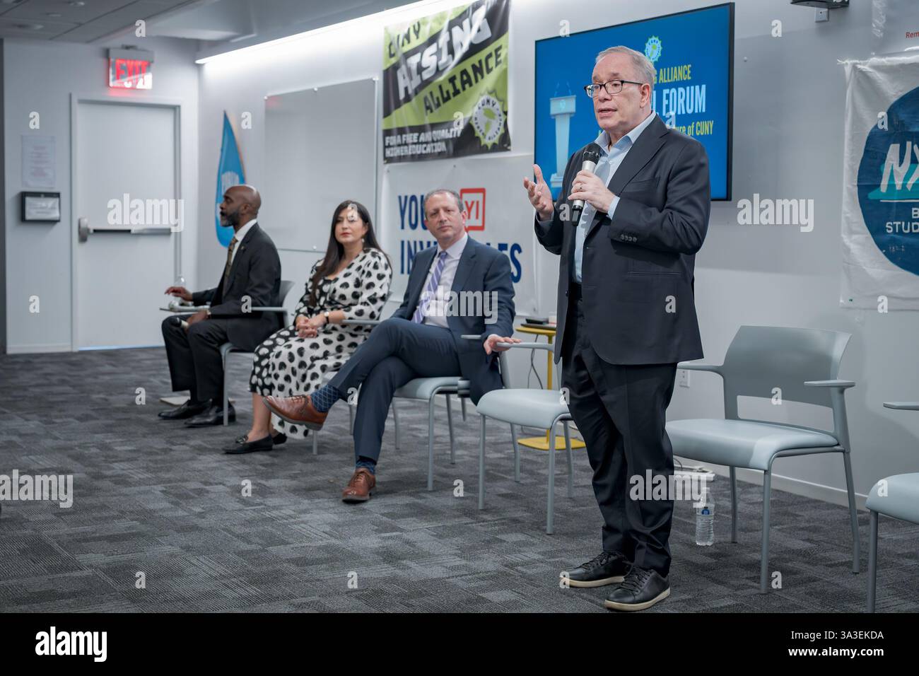 NYC Mayoral candidate Scott Stringer. On March 14, 2025 the CUNY Rising ...