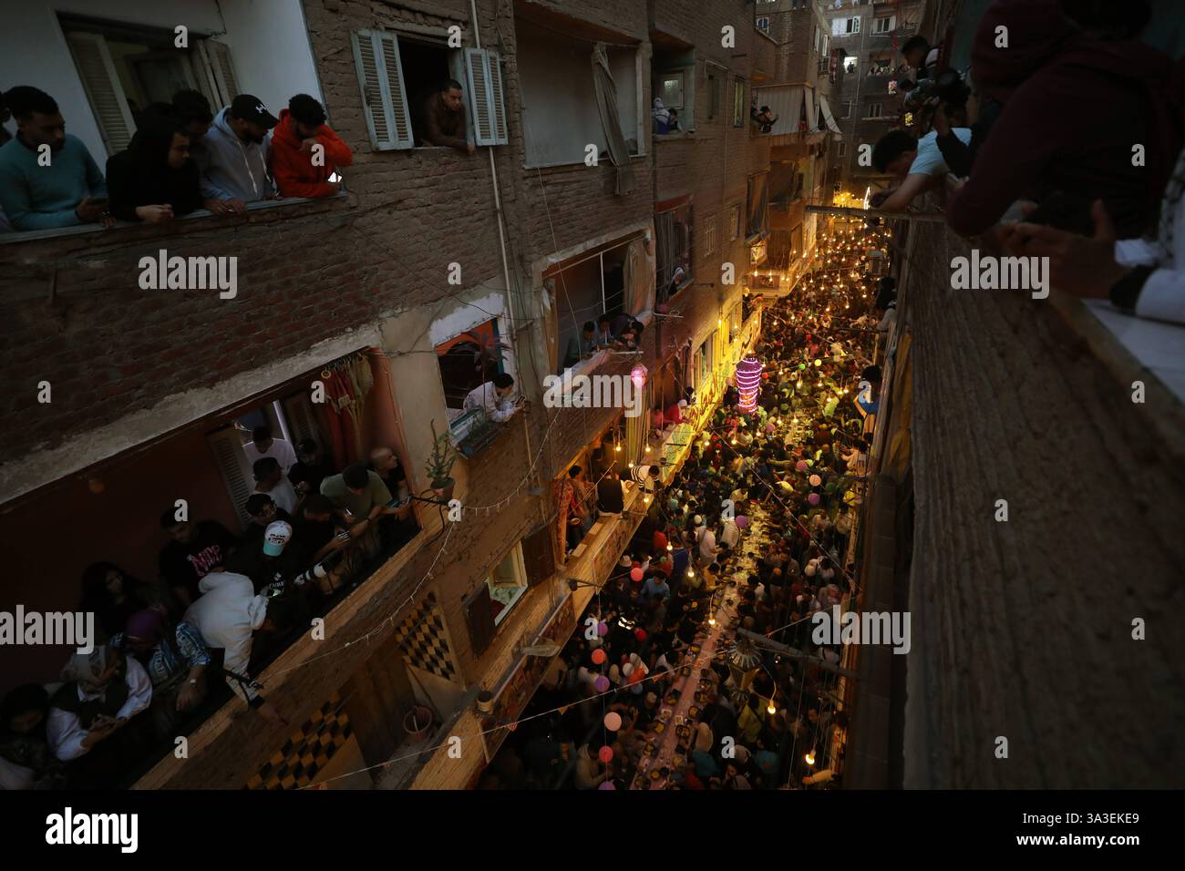 Ramadan in Egypt People in Matareya district gather to eat Iftar during ...