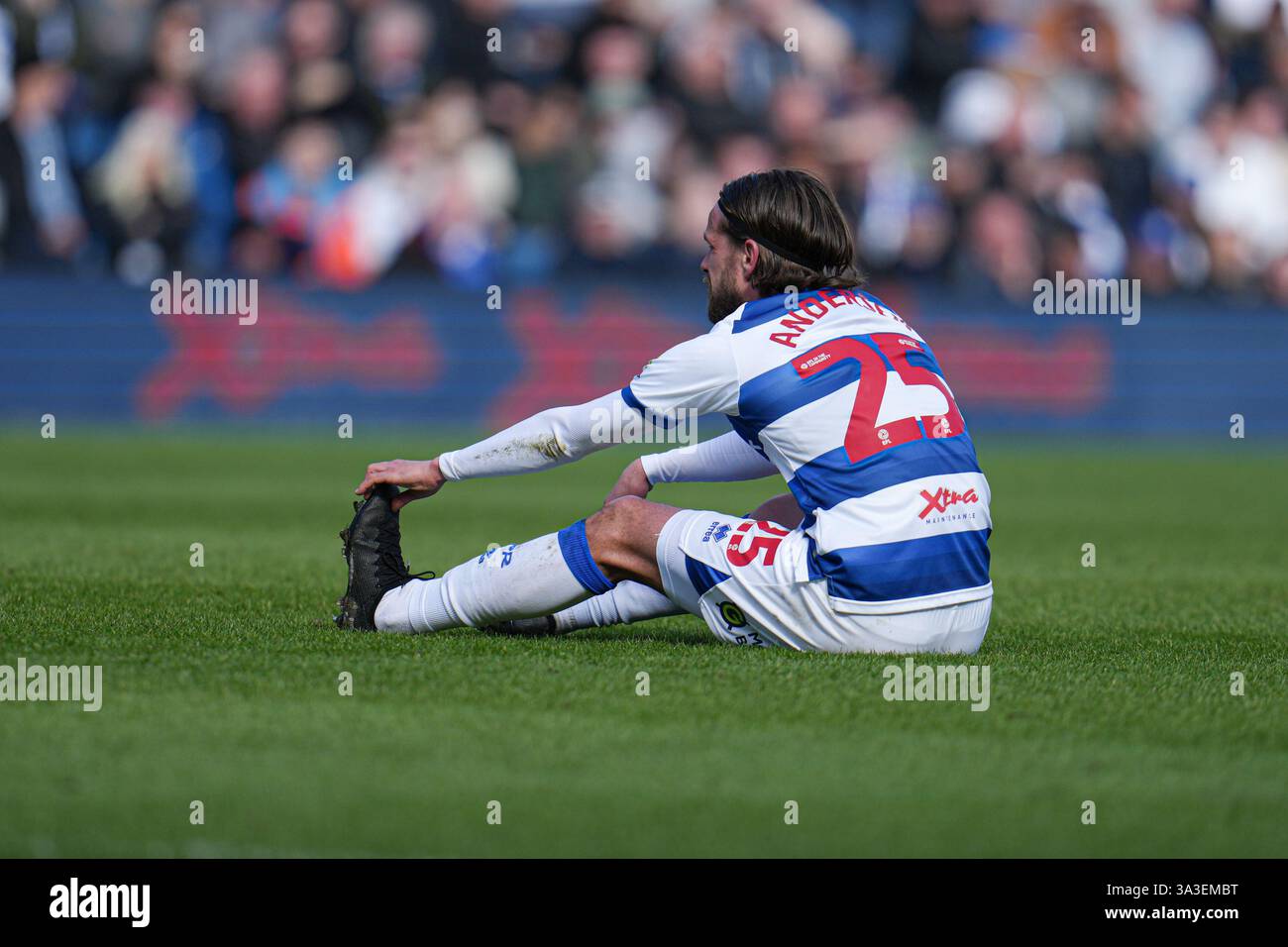 Lucas Andersen of Queens Park Rangers during the Sky Bet Championship ...