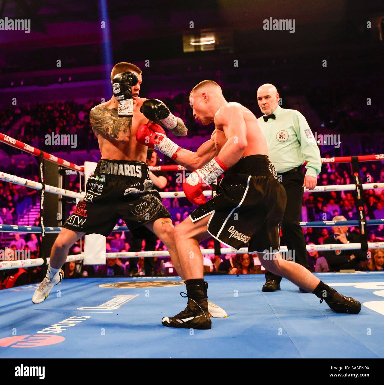 15th March 2025; M&S Bank Arena, Liverpool, England; WBA Featherweight ...