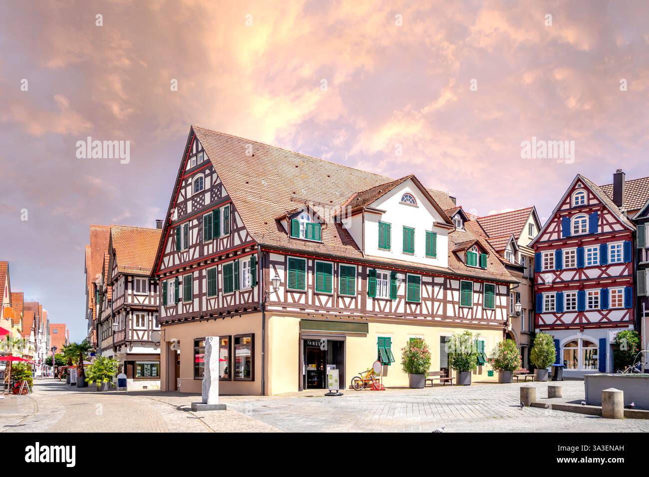 Old city of Schorndorf, Germany Stock Photo - Alamy