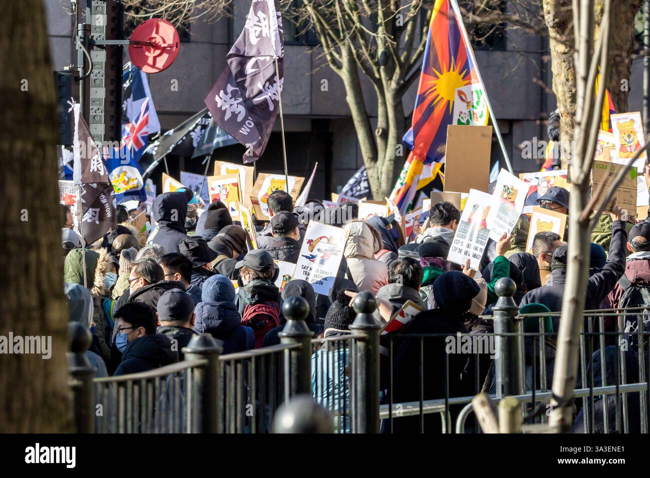 Former Royal Mint, Tower Hamlets, London, UK. 15th March 2025. Large ...