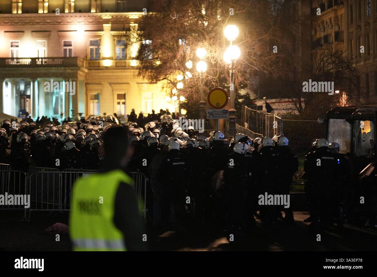 Belgrade, Serbia. 15th Mar, 2025. Citizens are protesting on the ...