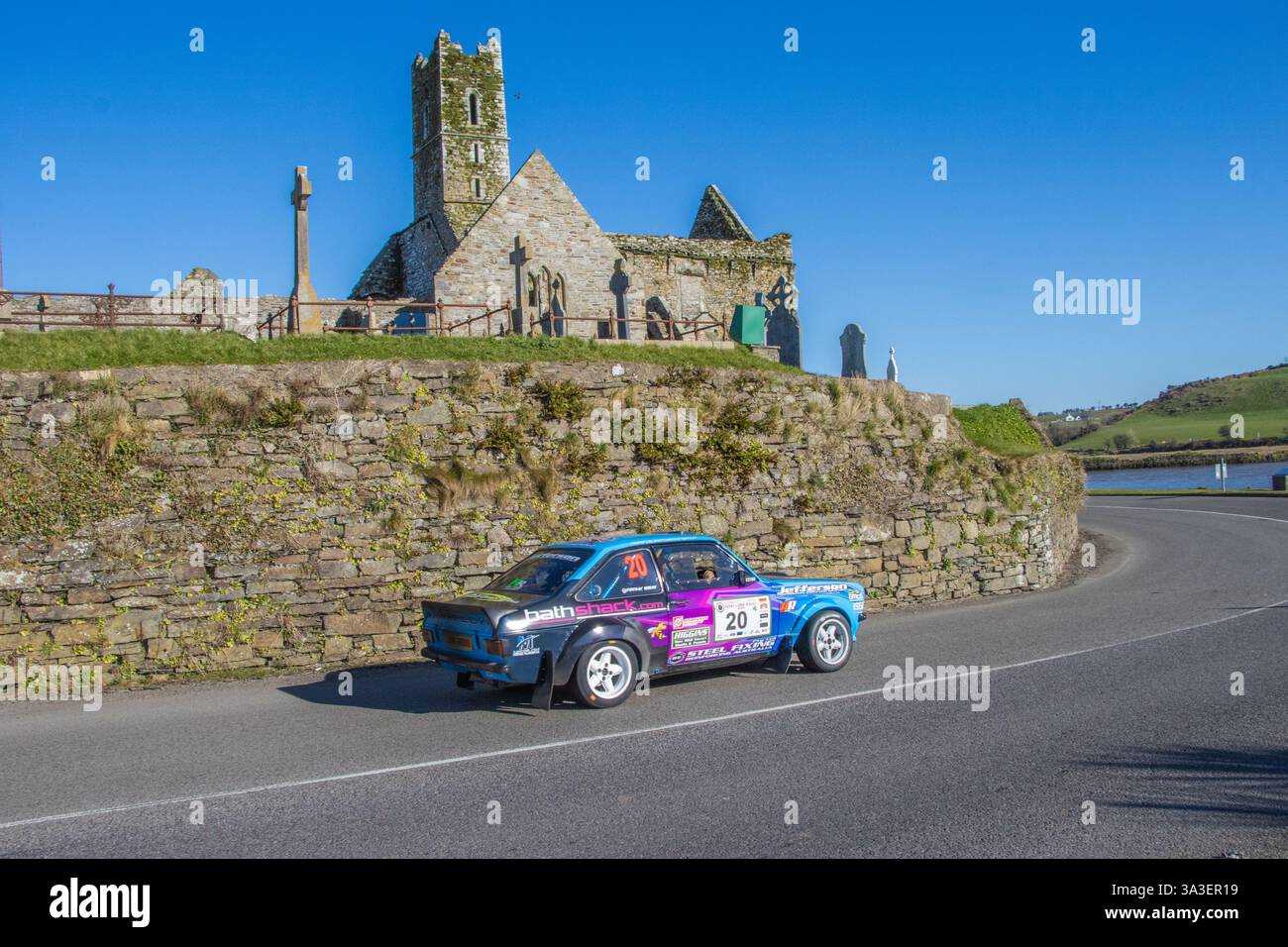 West Cork Rally 2025, cars pass through Timoleague en route to the ...