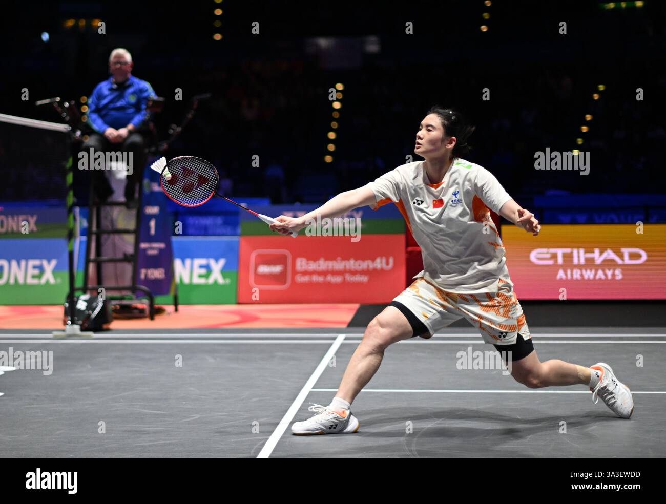 Utilita Arena, Birmingham, UK. 15th Mar, 2025. 2025 YONEX All England Open Badminton ...