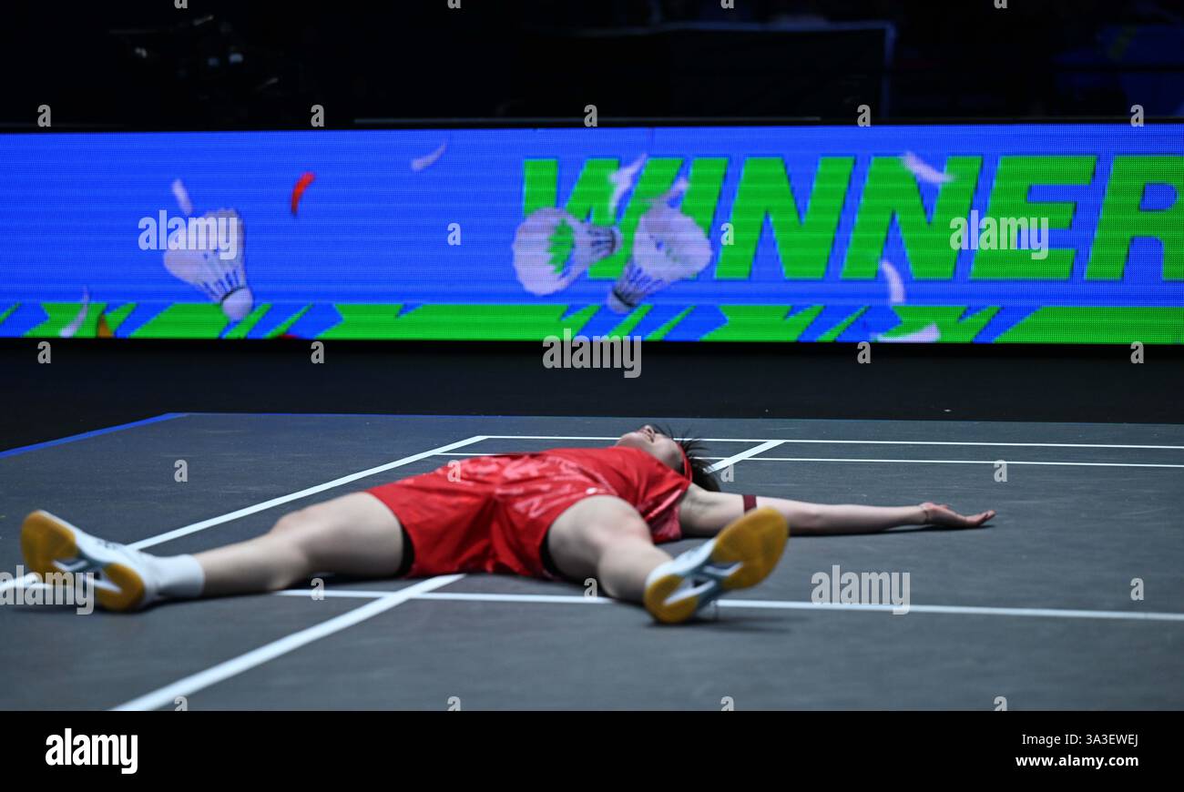 Utilita Arena, Birmingham, UK. 15th Mar, 2025. 2025 YONEX All England Open Badminton ...