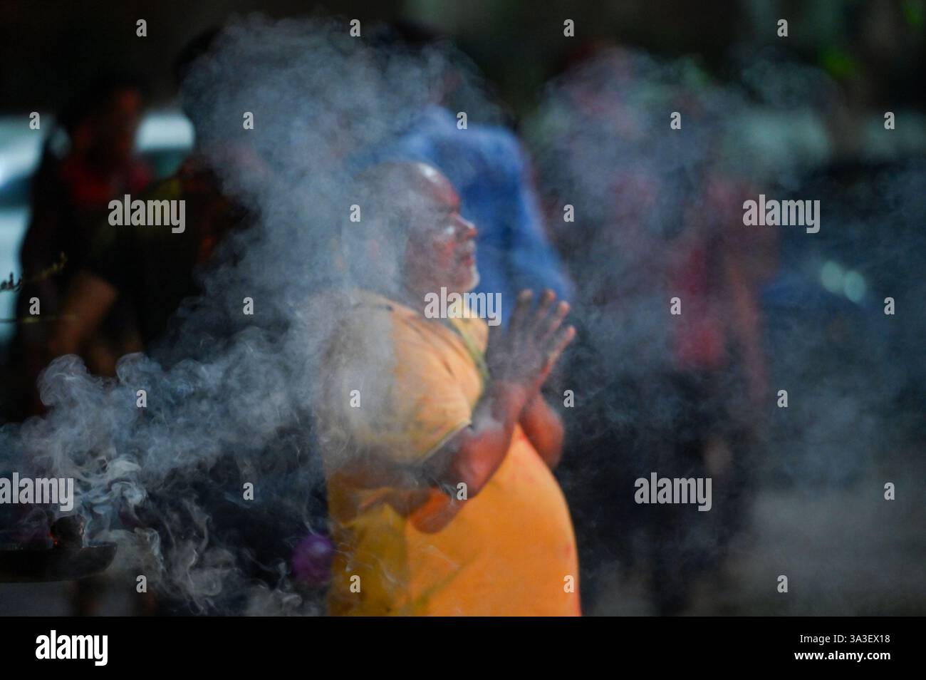 New Delhi, India. 15th Mar, 2025. NOIDA, INDIA - MARCH 14: Hindu ...