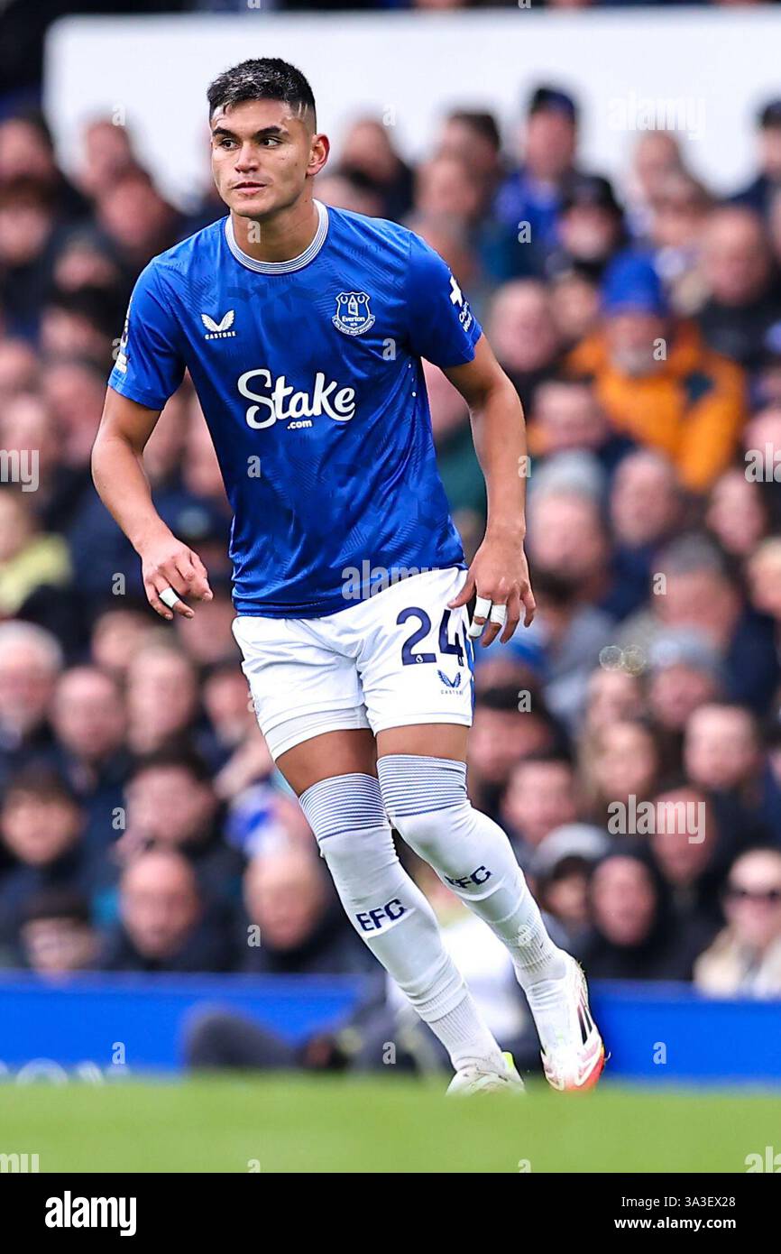 Carlos Alcaraz of Everton during the Everton FC v West Ham United FC ...