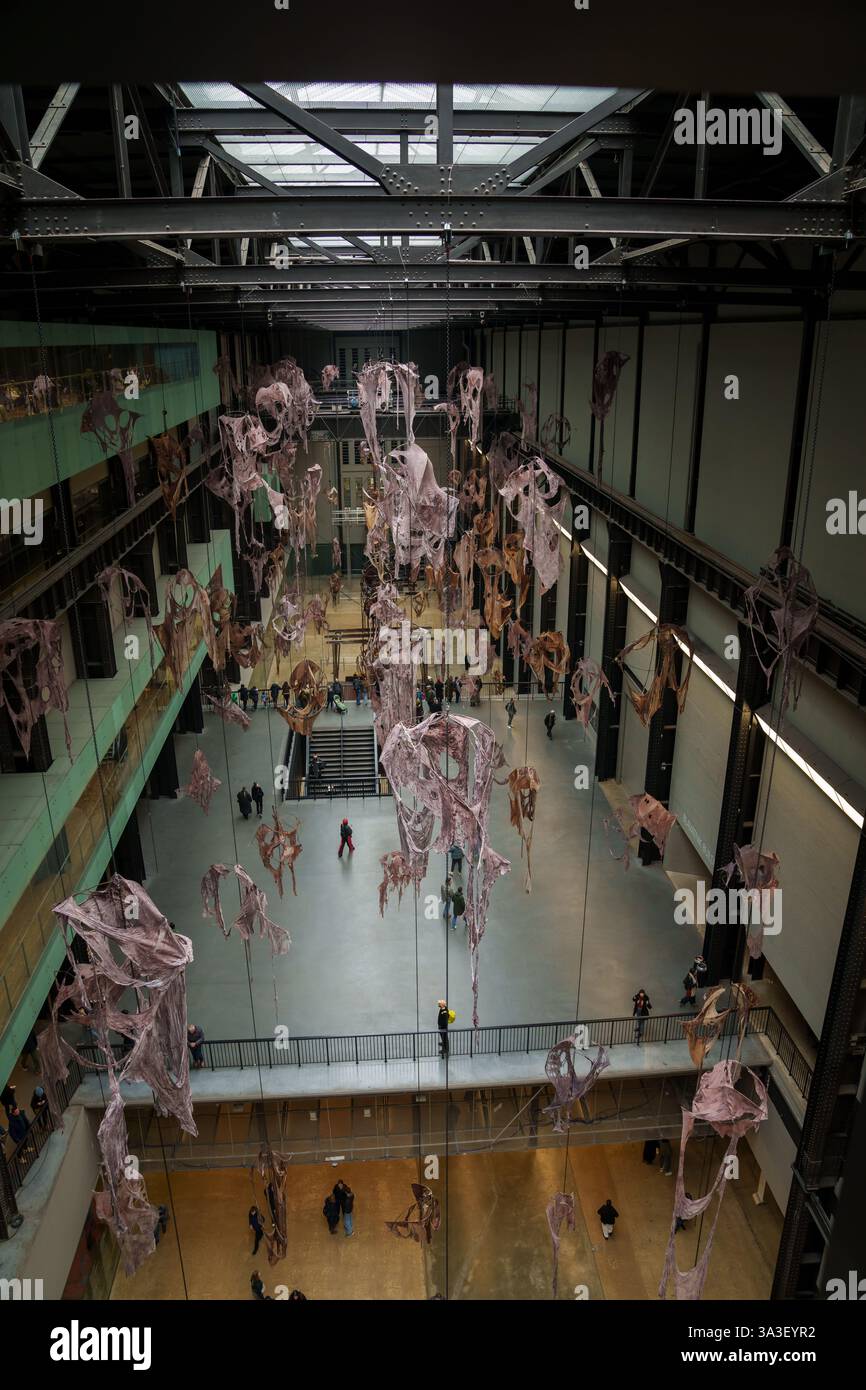 LONDON, UK. 15th February 2025. Tate Modern Museum. Hyundai Commission ...