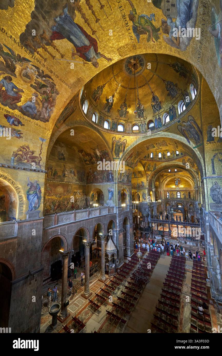 Visiting San Marco Basilica in Venice, Italy Stock Photo - Alamy