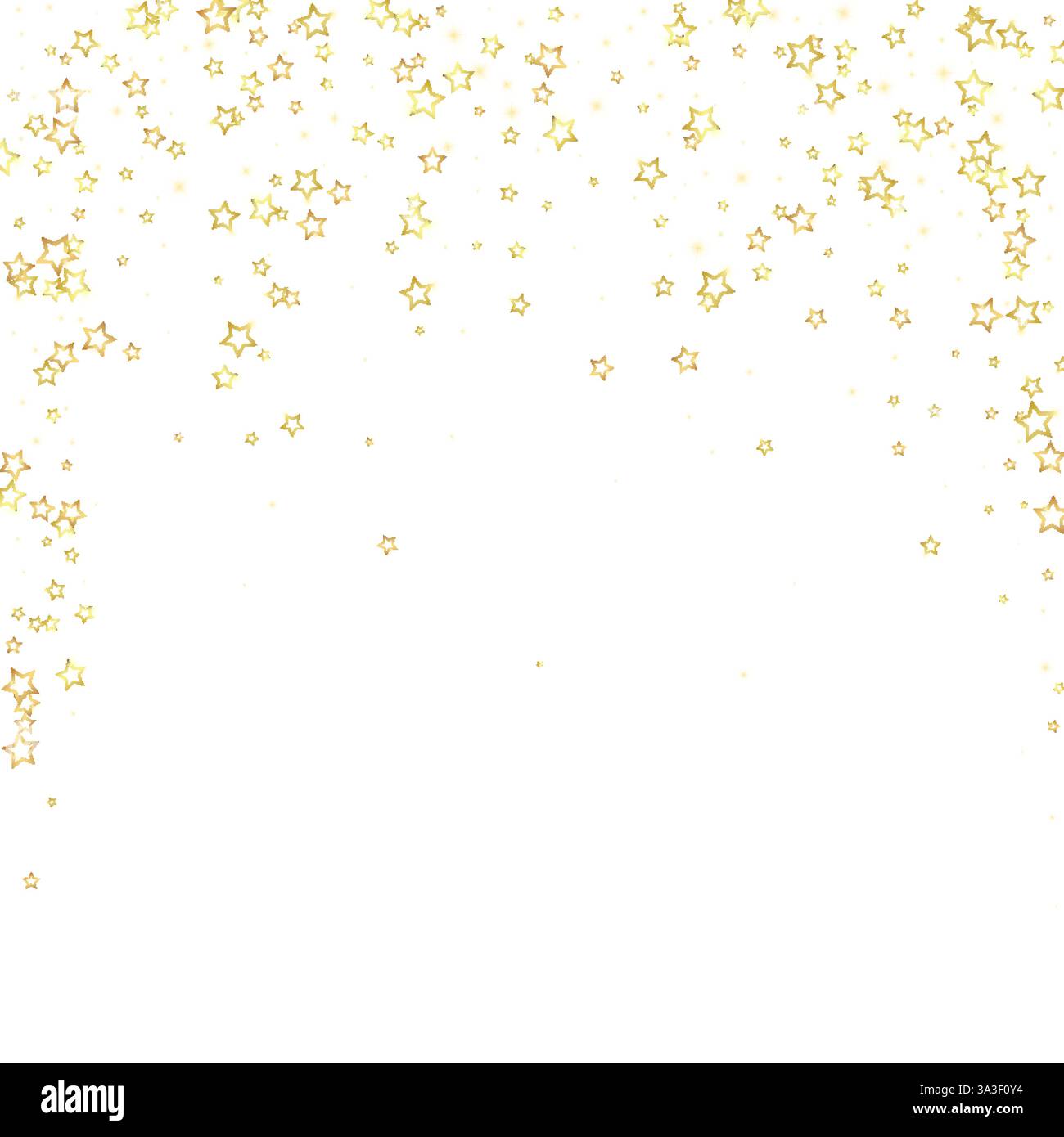 Starry night fairy tale background. Cute sparkling twinkles, christmas ...