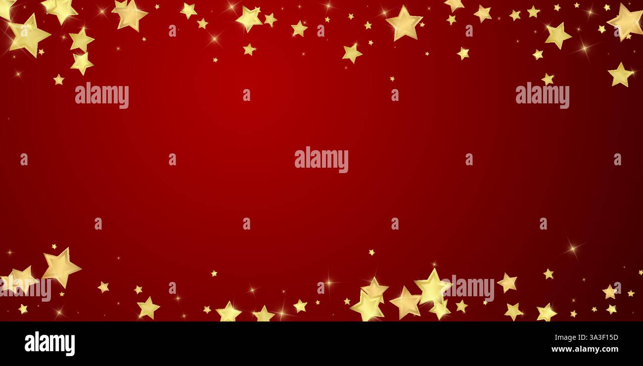 Magic stars vector overlay. Gold stars scattered around randomly ...