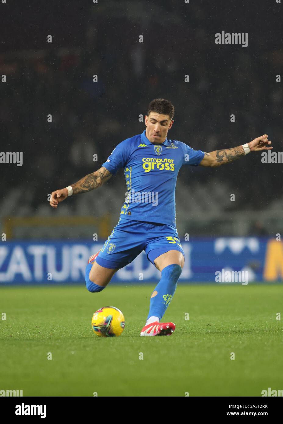 Turin, Italy. 15th Mar, 2025. Luca Marianucci of Empoli FC during the ...