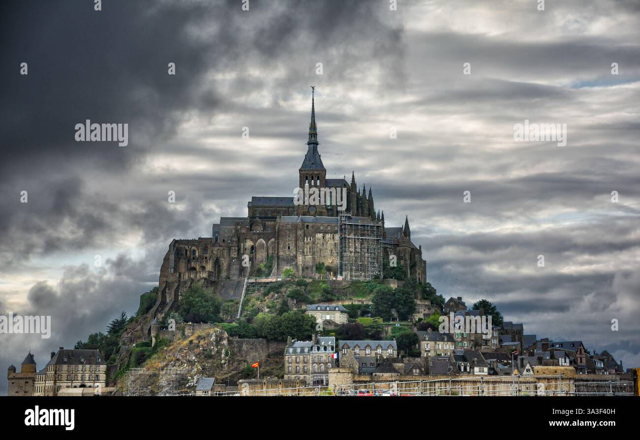 Majestic Mont Saint-Michel: An Architectural Marvel Surrounded by the ...