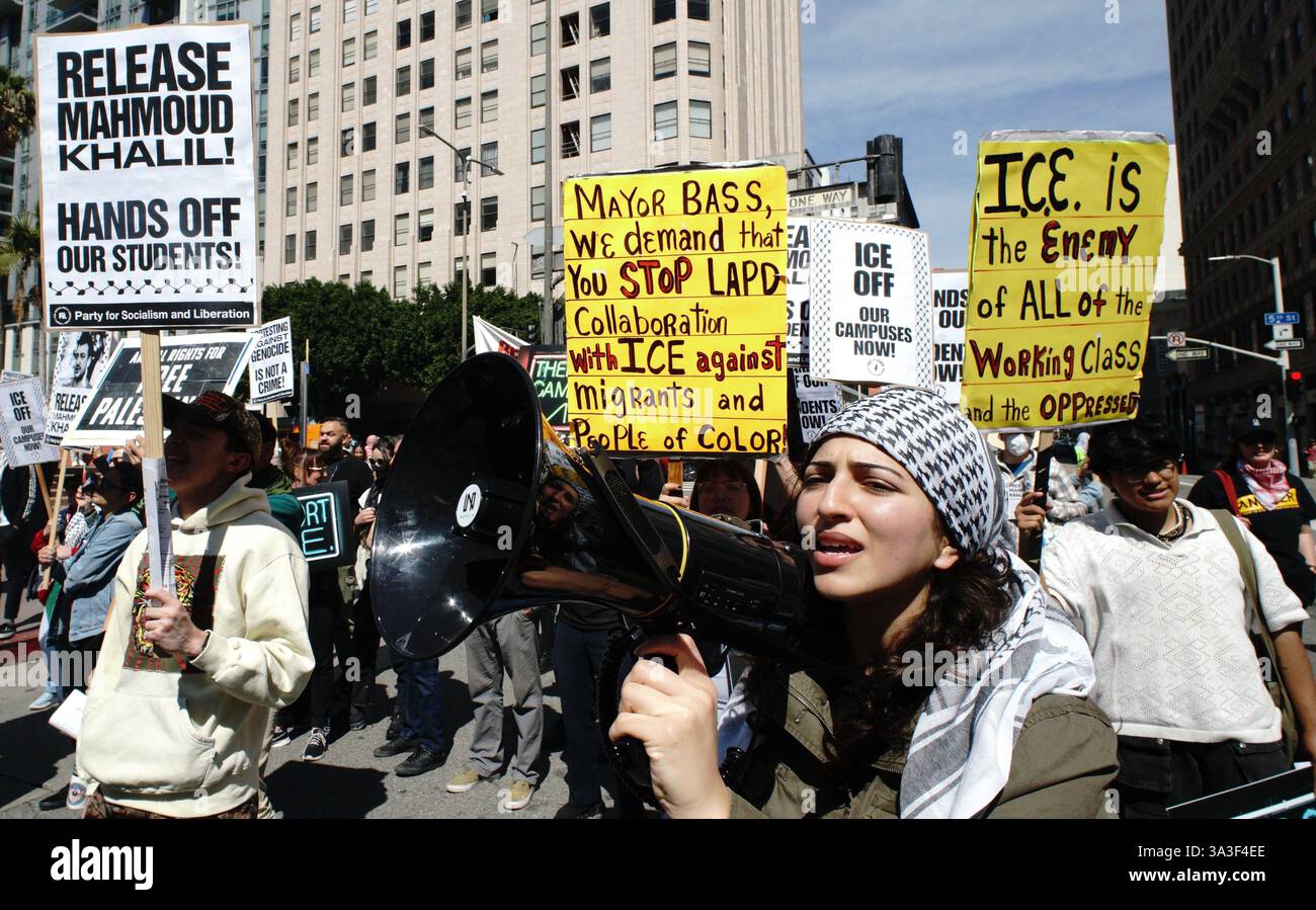 March 15, 2025, Los Angeles, California, "Los Angeles Pershing Square ...