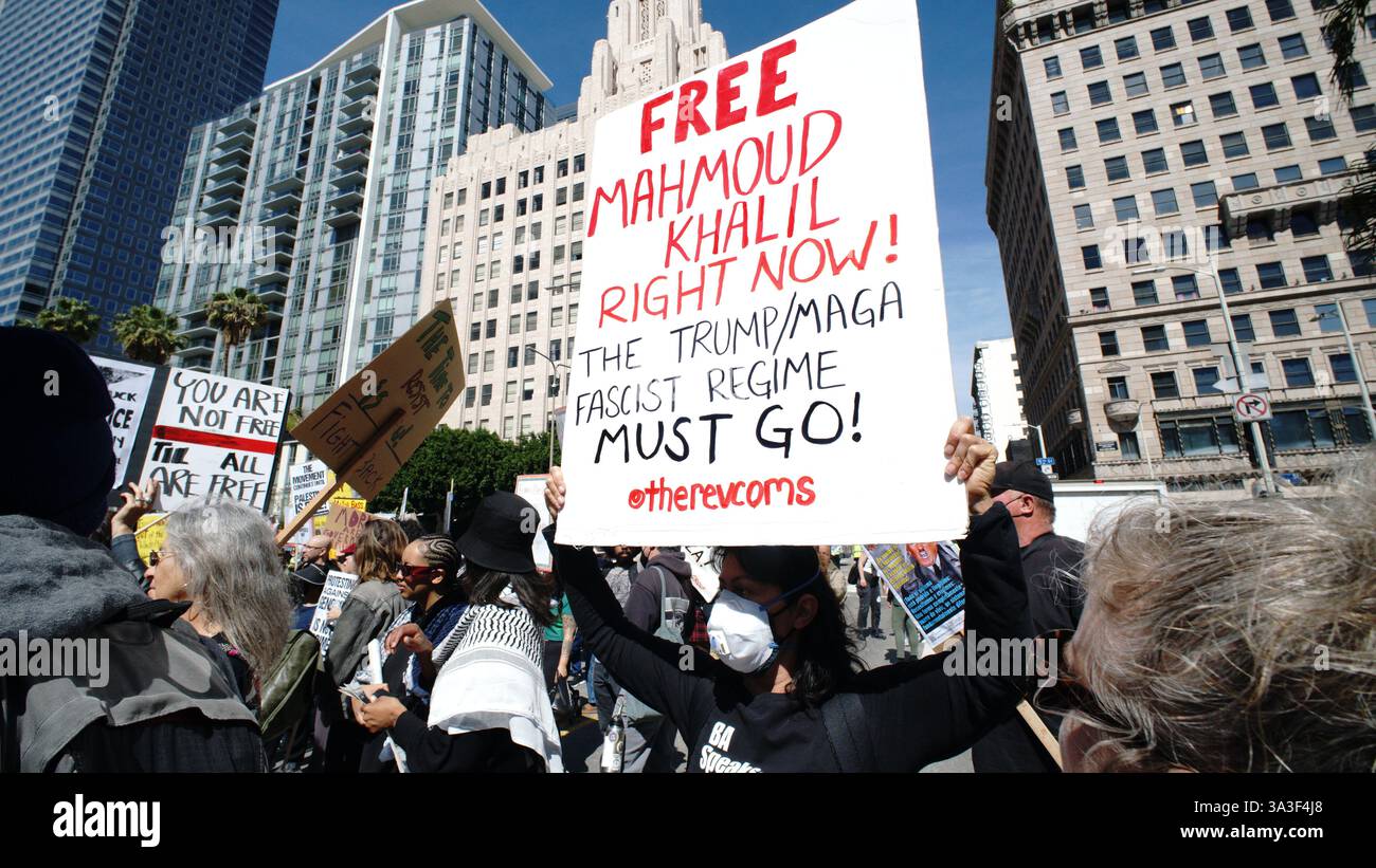 March 15, 2025, Los Angeles, California, "Los Angeles Pershing Square ...