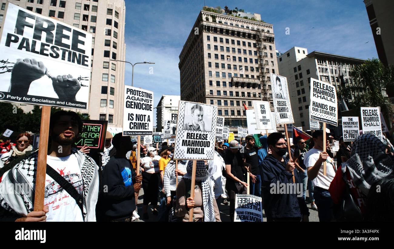 March 15, 2025, Los Angeles, California, "Los Angeles Pershing Square ...