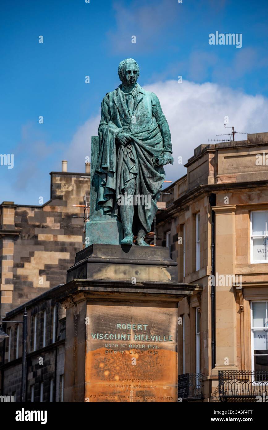 Statue robert viscount melville hi-res stock photography and images - Alamy