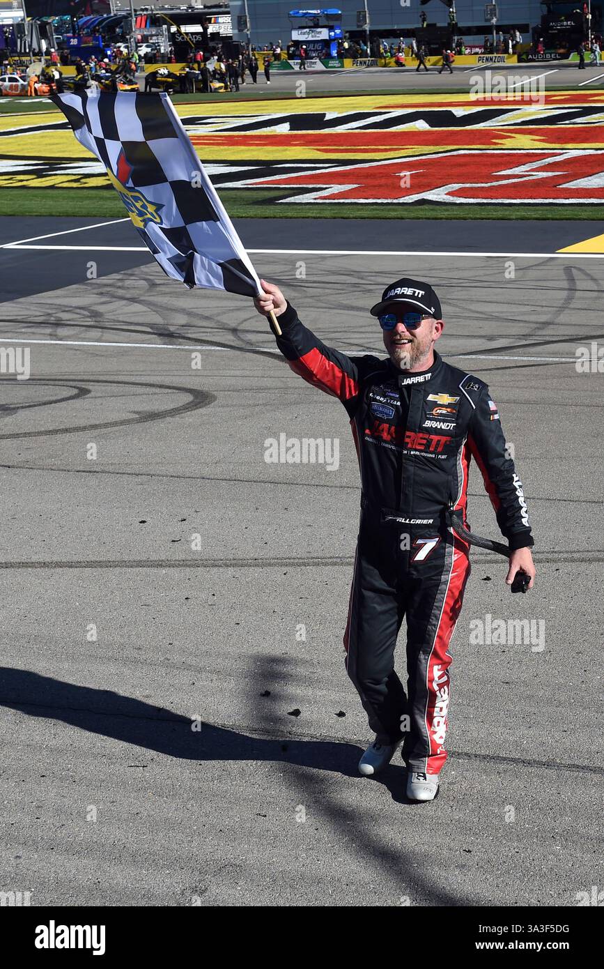 LAS VEGAS, NV - MARCH 15: Justin Allgaier (#7 JR Motorsports Jarrett ...
