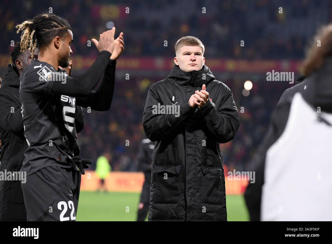 France. 15th Mar, 2025. 17 Jordan JAMES (srfc) during the Ligue 1 ...