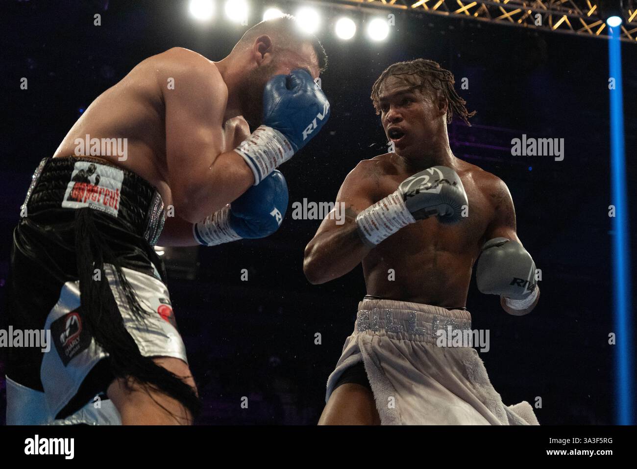 Liverpool, England, 15th March 2025,WBA Featherweight Boxing: Nick Ball ...