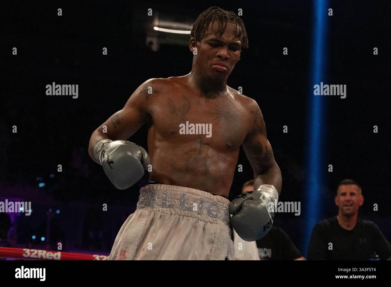 Liverpool, England, 15th March 2025,WBA Featherweight Boxing: Nick Ball ...