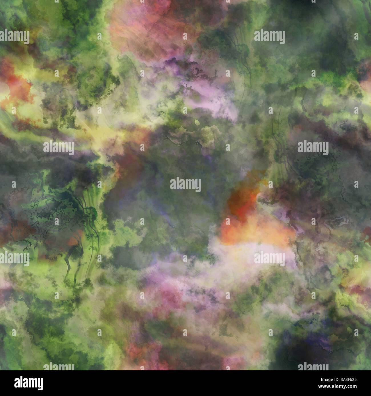 Multicolour space dyed marble seamless art texture background. Vivid ...