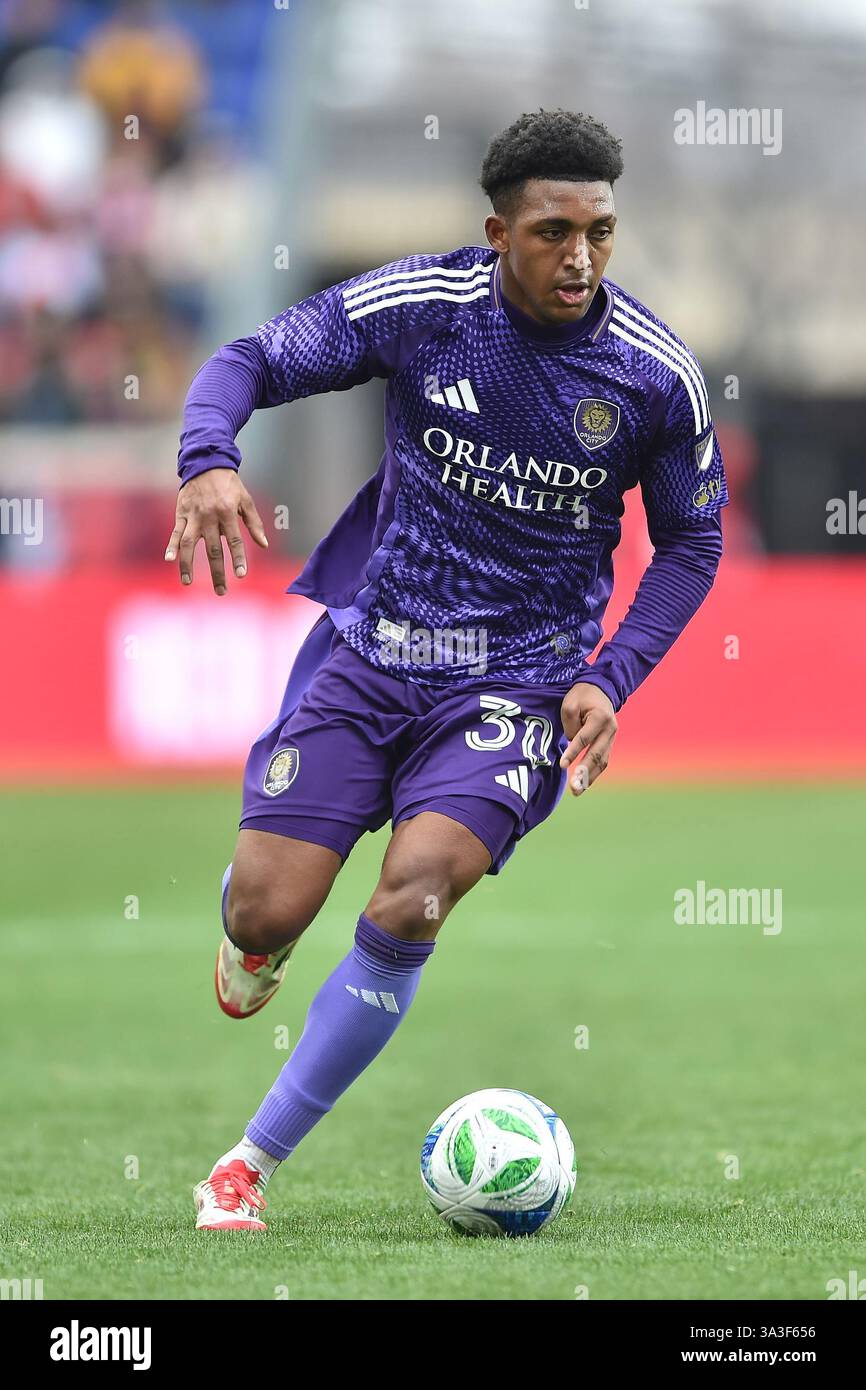 Harrison, New Jersey, USA. 15th Mar, 2025. Orlando City FC defender ...