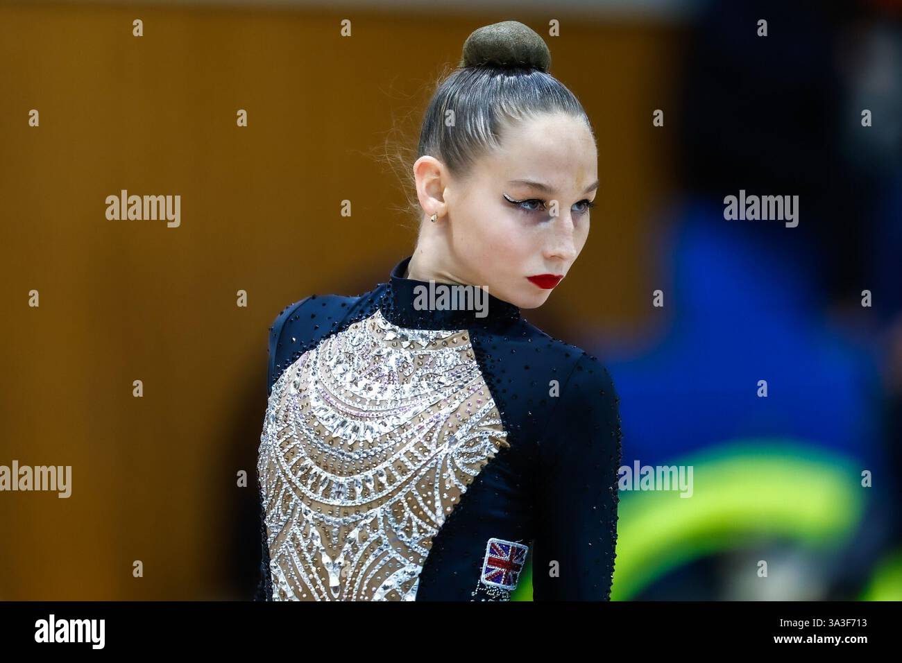 Marfa Ekimova (GBR) beim Mehrkampf; Gymnastik International am 15.03. ...