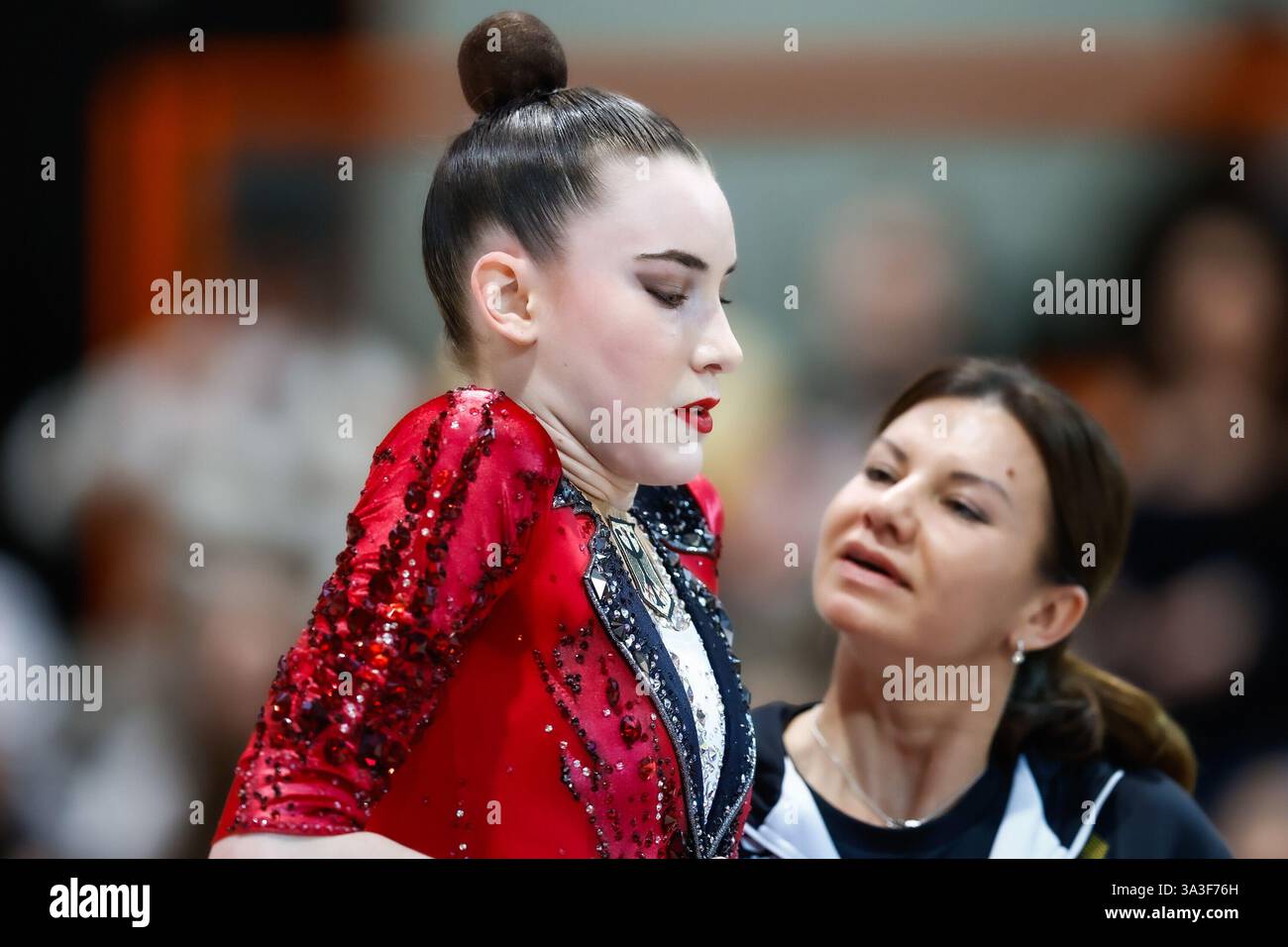 Darja Varfolomeev (GER) beim Mehrkampf; Gymnastik International am 15. ...