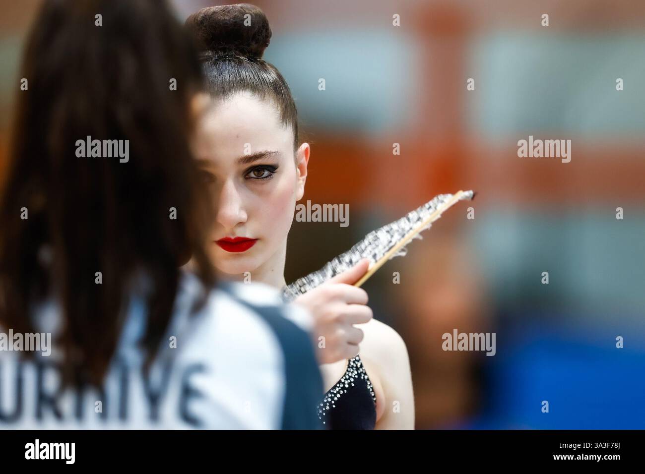 Deniz Oskay (TUR) beim Mehrkampf; Gymnastik International am 15.03.2025 ...