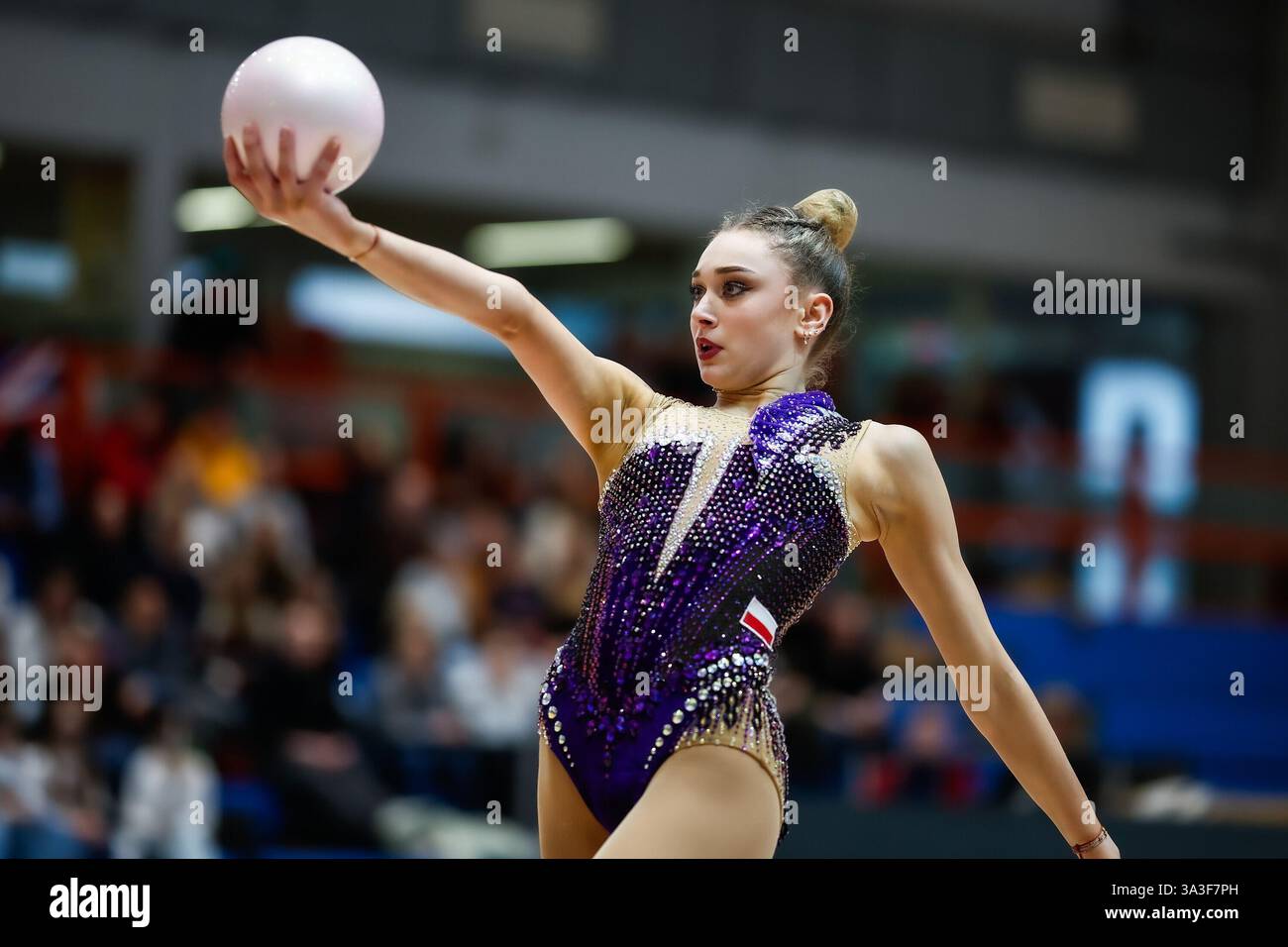 Liliana Lewinska (POL) beim Mehrkampf; Gymnastik International am 15.03 ...