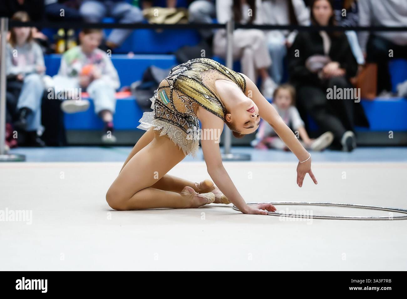 Natalya Usova (UZB) beim Mehrkampf; Gymnastik International am 15.03.2025 in der 1-2-3 ...