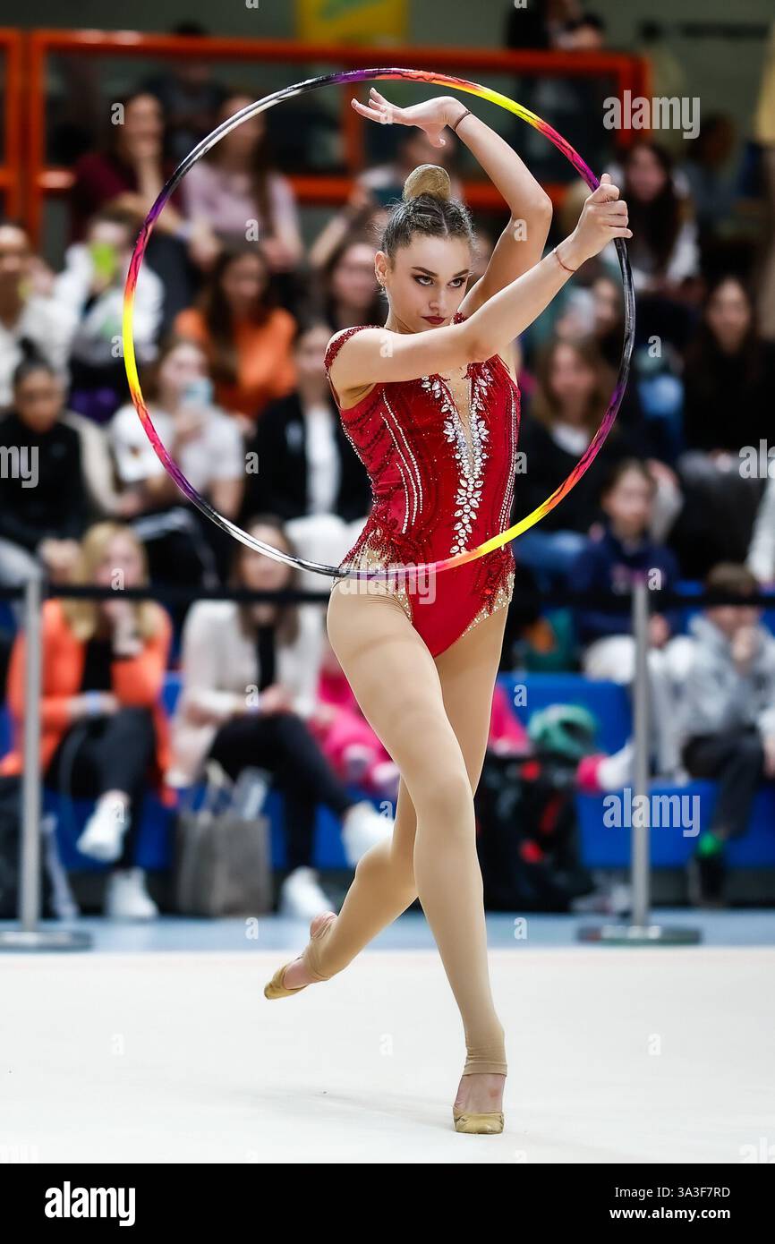 Liliana Lewinska (POL) beim Mehrkampf; Gymnastik International am 15.03 ...