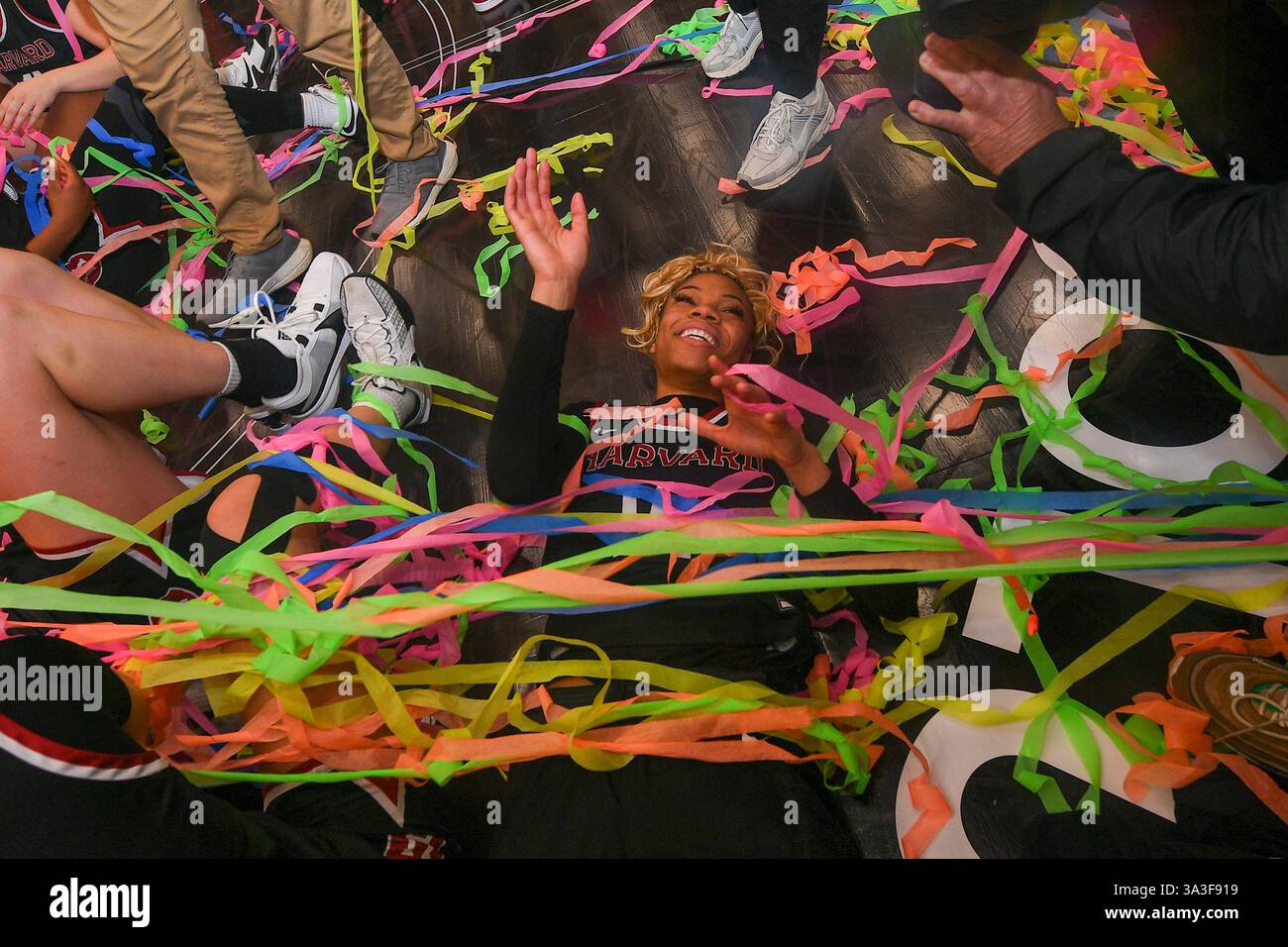 PROVIDENCE, RI - MARCH 15: Harvard Crimson guard Harmoni Turner (14 ...