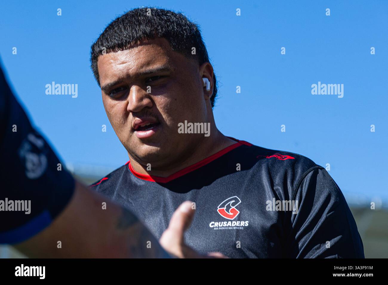 Christchurch, NEW ZEALAND - March 15: Tamaiti Williams of the Crusaders ...