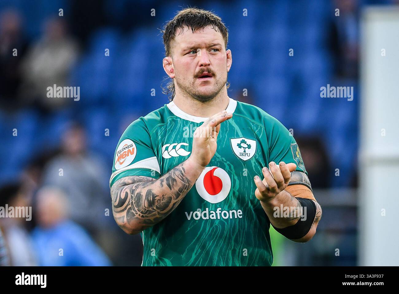 Andrew PORTER of Ireland during the 2025 Six Nations Championship ...