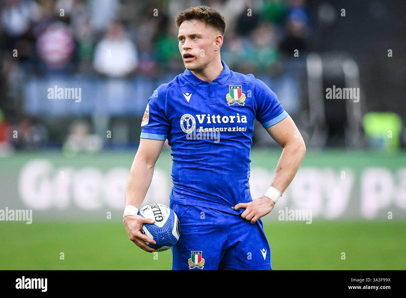 Stephen VARNEY of Italy during the 2025 Six Nations Championship, rugby ...