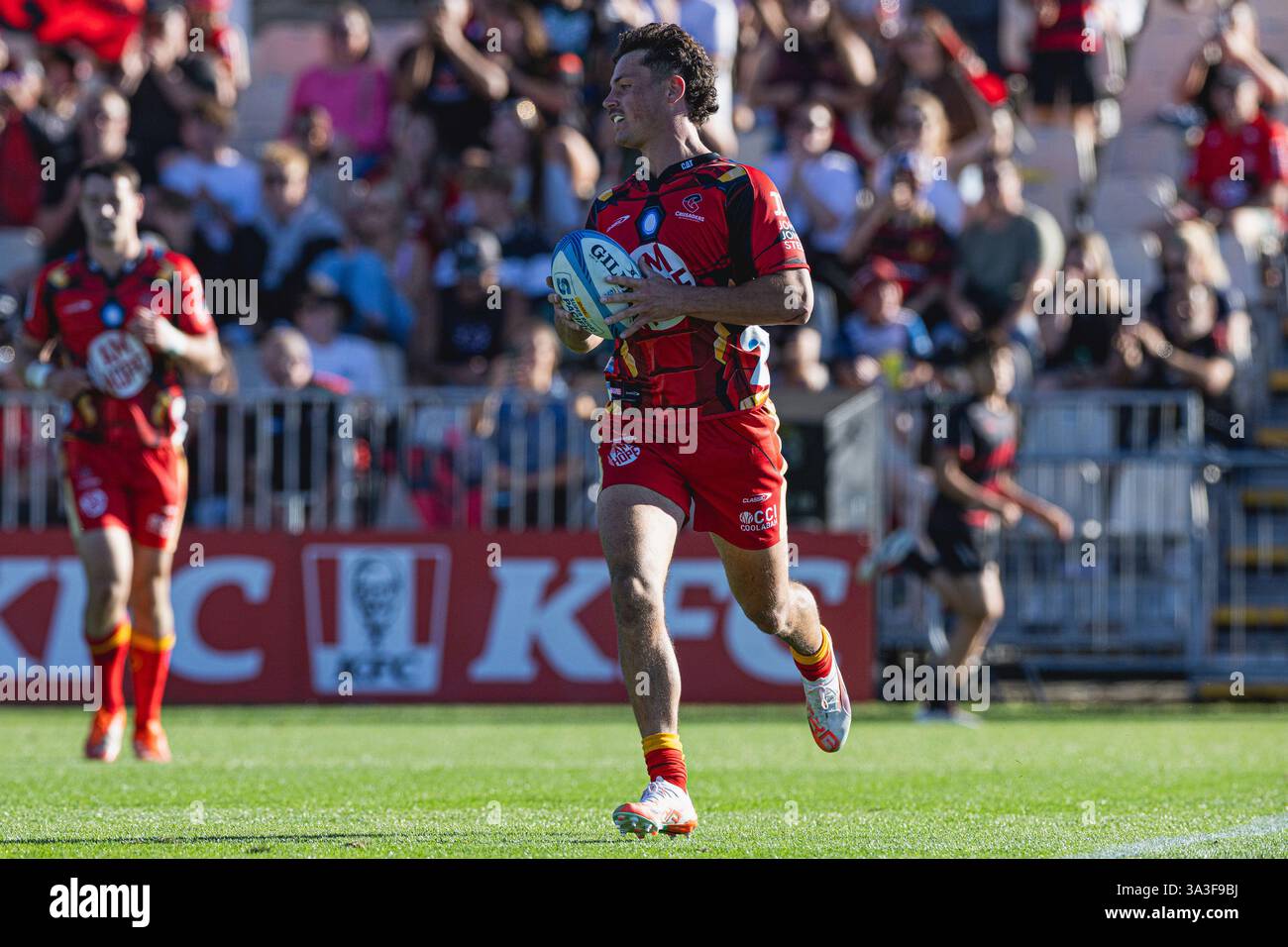 Christchurch, NEW ZEALAND - March 15: Crusaders player Macca Springer ...